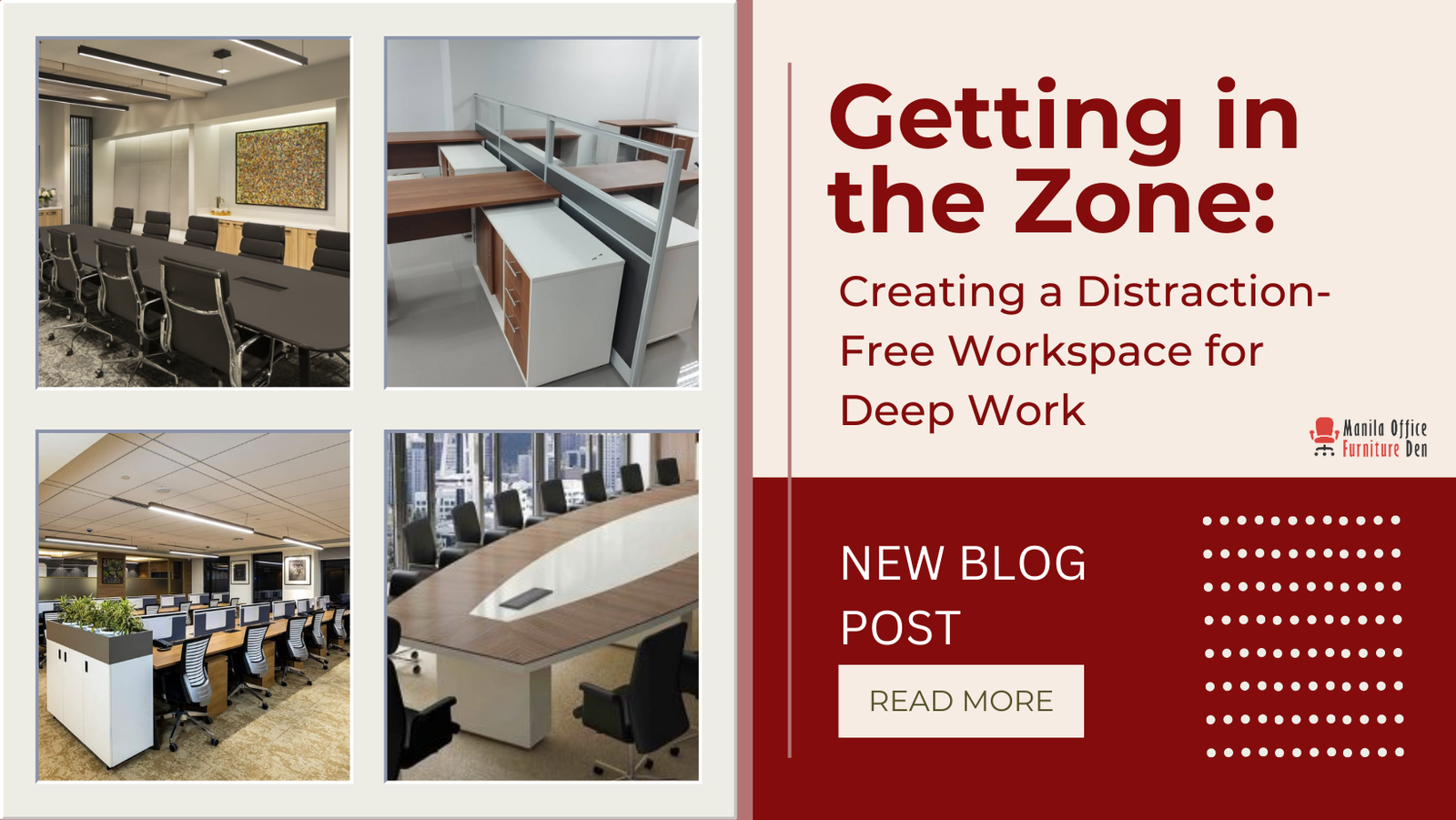 Getting in the Zone: Creating a Distraction-Free Workspace for Deep ...