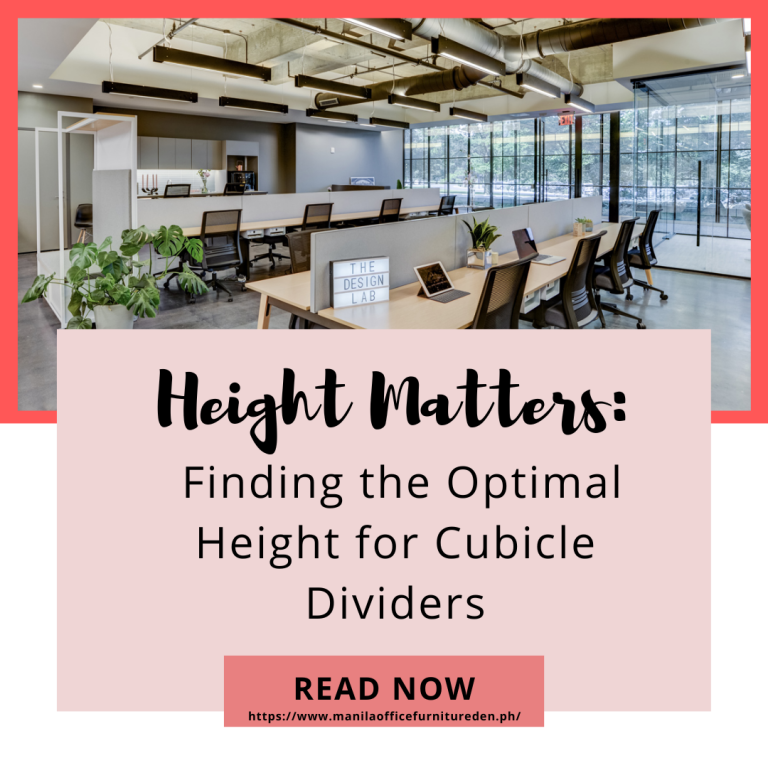 Height Matters: Finding the Optimal Height for Cubicle Dividers ...