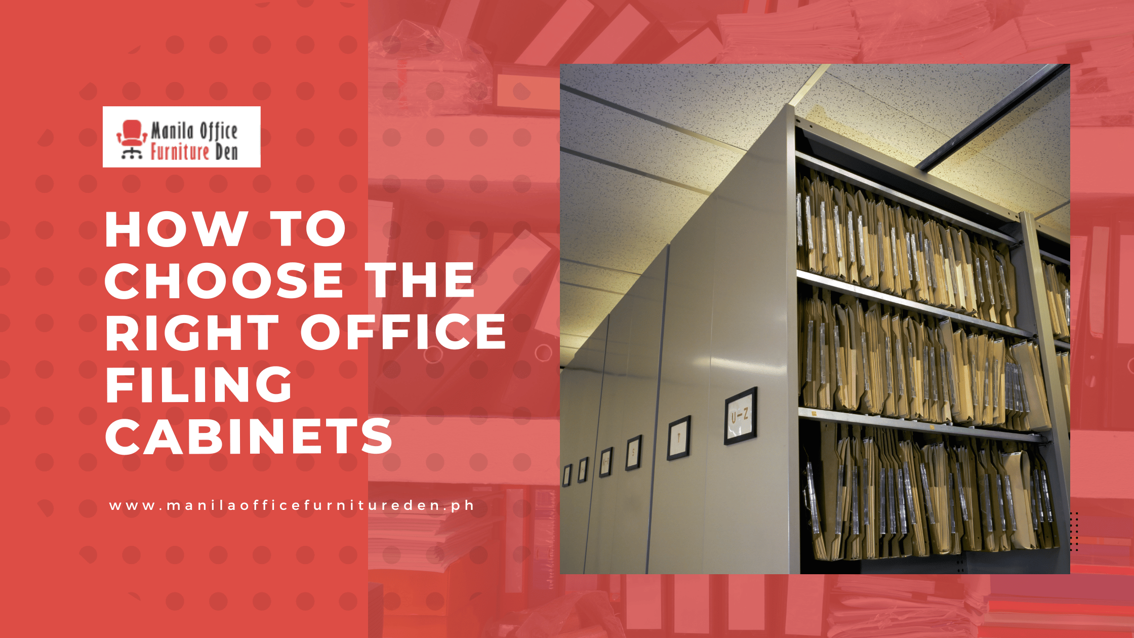 How to Choose the Right Office Filing Cabinets - Manila Office ...