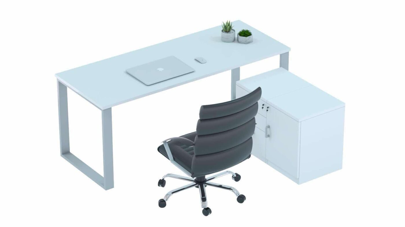 Executive Table Esr-01 | Custom Desk with Lockable Drawers